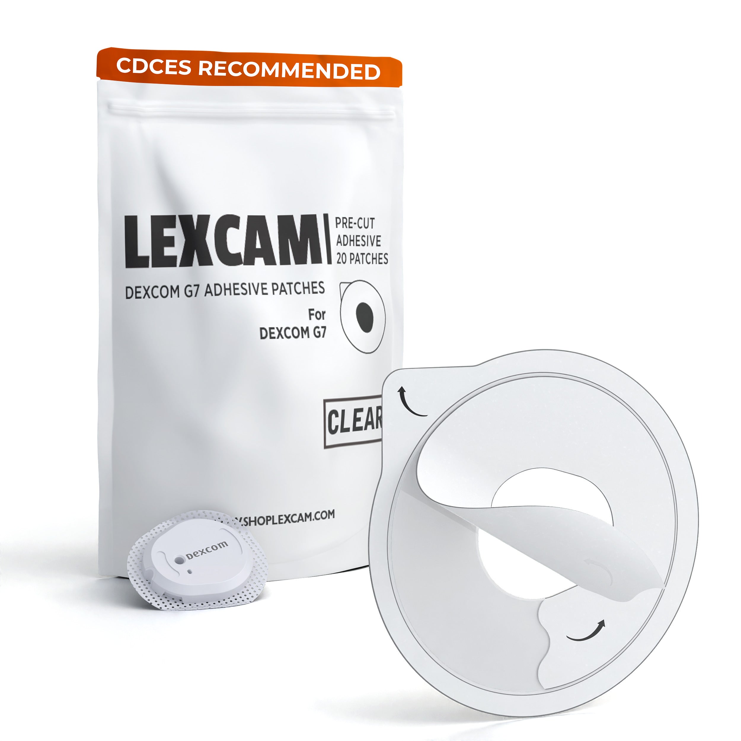 Dexcom G7 Adhesive Patches, Color Clear, 20 Pc – ShopLexcam.com