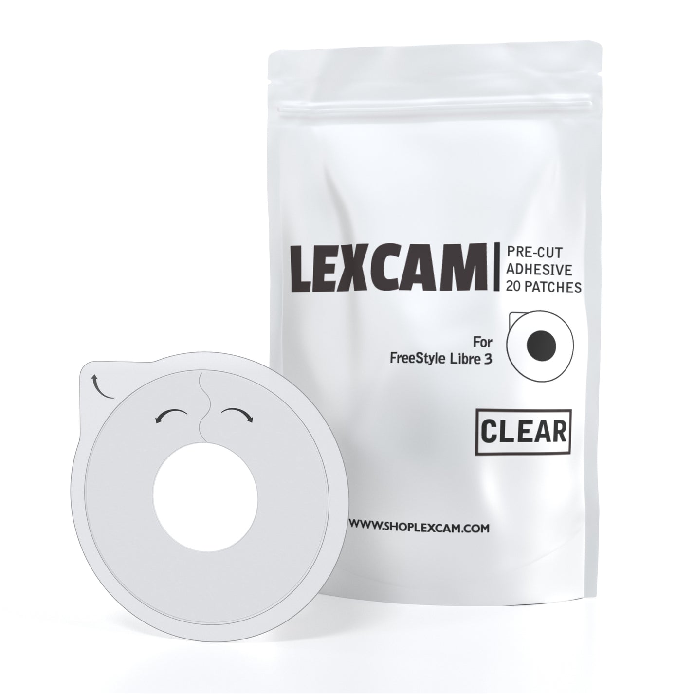 Freestyle Libre 3 Adhesive Patches, Color Clear, 20 Pc – ShopLexcam.com